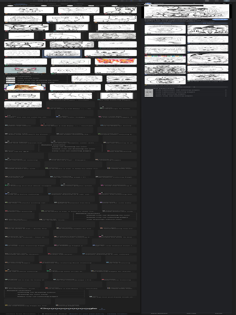 Cute Cat Drawings Without Color - Google Search | PDF