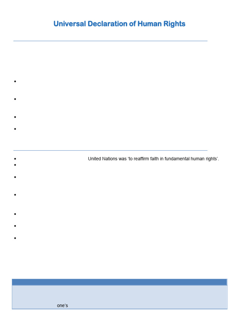 Universal Declaration of Human Rights | PDF | Human Rights | Rights