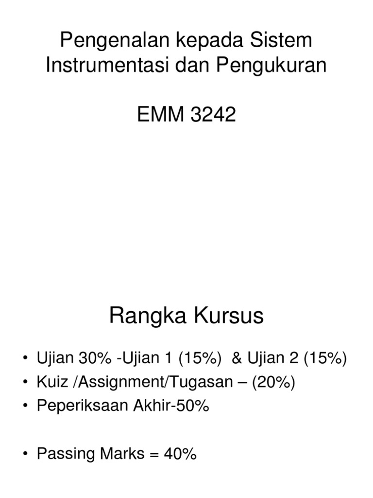 Pen Gen Alan Kepada Sistem Instrumentasi Latest (Sem 2 2011.2012) | PDF ...