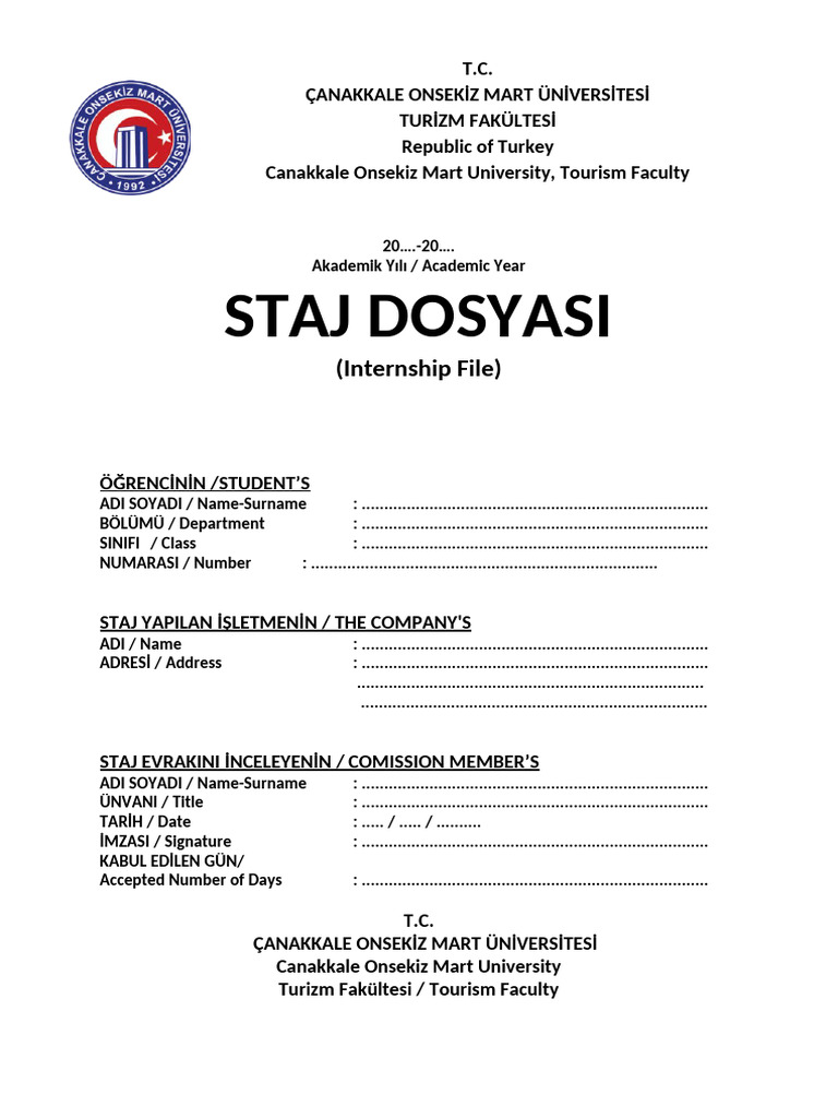 572 Staj Dosyasi | PDF