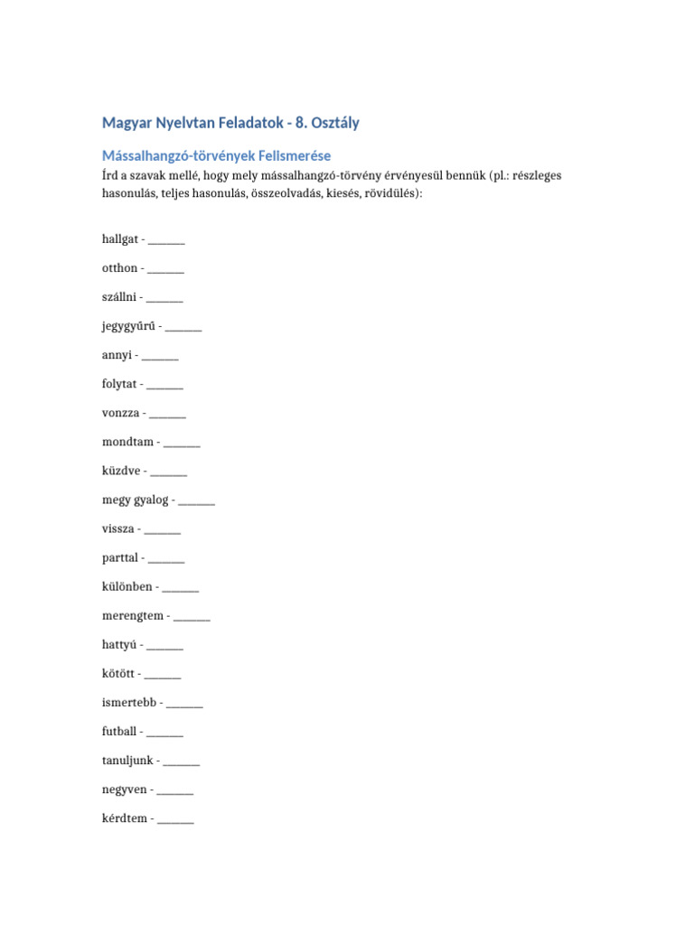 magyar_nyelvtan_feladatok_feladatgyujtemeny | PDF