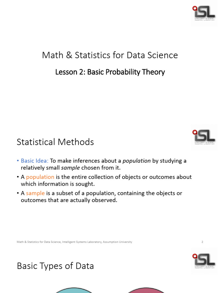 1 - Basic Probability Theory | PDF | Probability Distribution | Random Variable