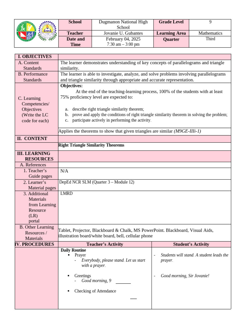 Scratch DLP M12 | PDF | Triangle | Geometry