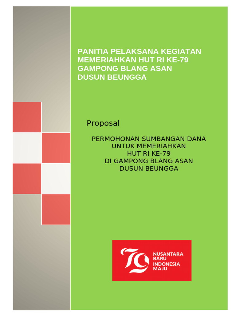 Cover Proposal 17 Agustus | PDF