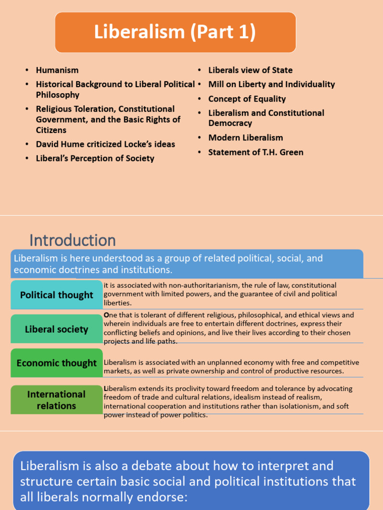 Liberalism Quick Revision | PDF | Liberalism | Social Contract