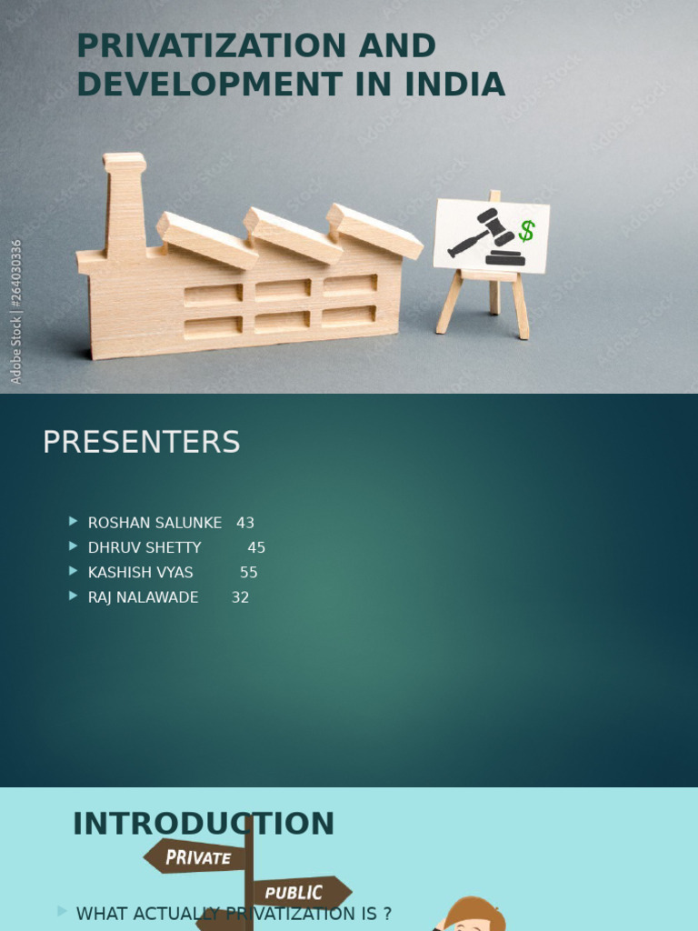 Privatization and Development in India | PDF