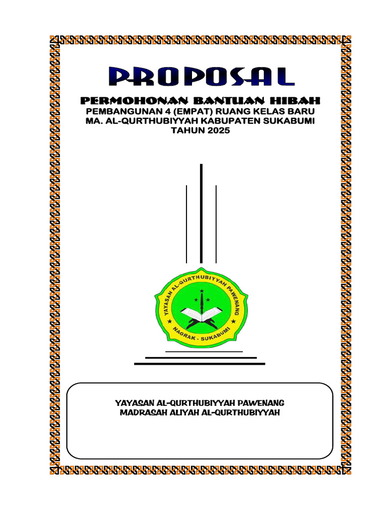 Pembangunan Kelas Baru MA Al-Qurthubiyyah | PDF