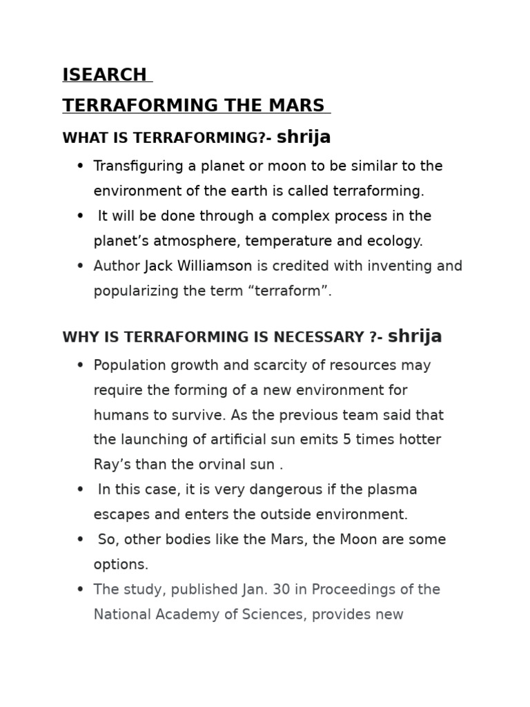 terraforming the Mars finalized content for pluck card | PDF ...