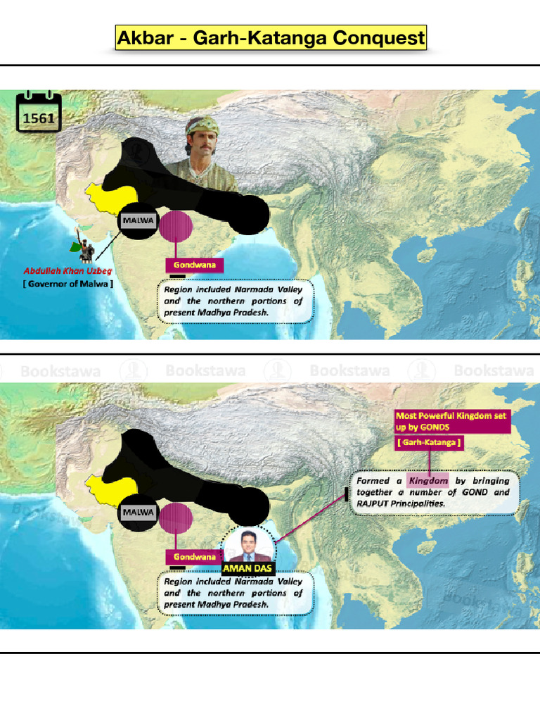 11.17 Akbar - Garh-Katanga Conquest | PDF