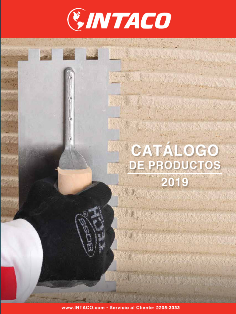 Catalogo-de-productos-INTACO-2019 | PDF | Ingeniería de Edificación ...
