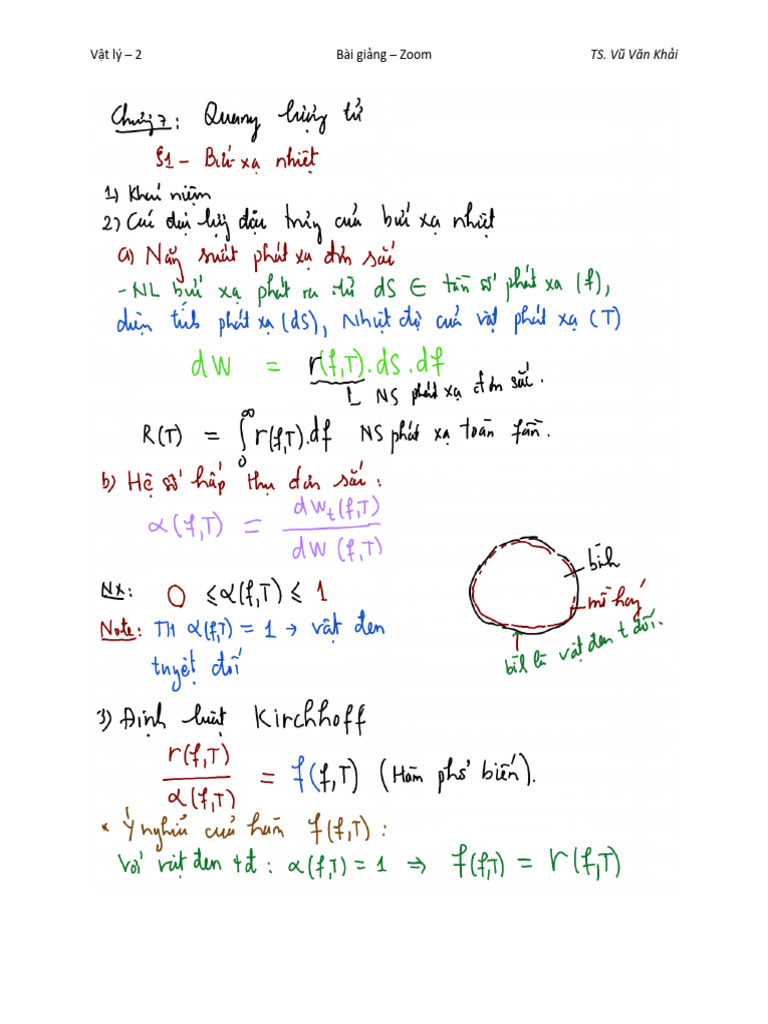 Zoom Buoi 11 Quang Luong Tu Gui SV | PDF