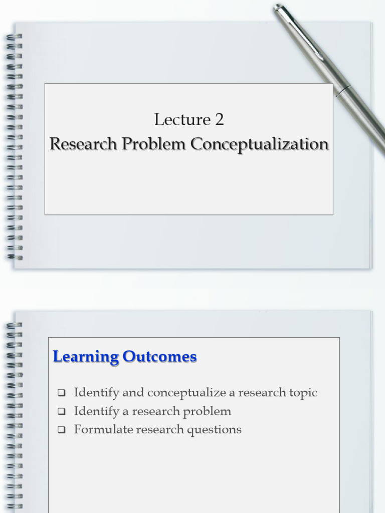 Research Problem Conceptualization Guide | PDF | Governance