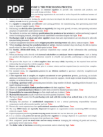Procurement Exam: 60 Questions & Answers | PDF | Procurement | Warehouse