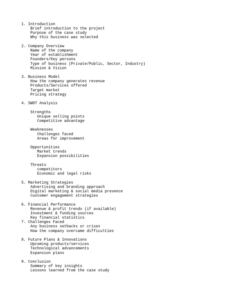 Business Studies File Structure | PDF