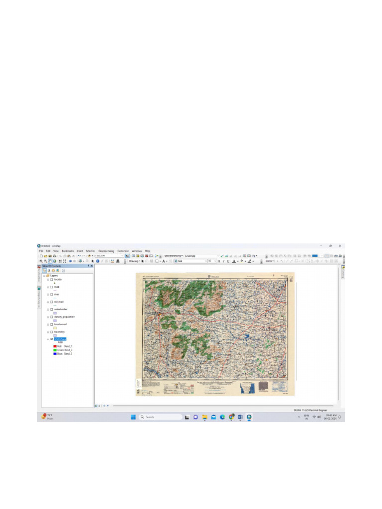 Digitizing SOI Toposheet in ArcGIS | PDF | Arc Gis | Geographic Data ...