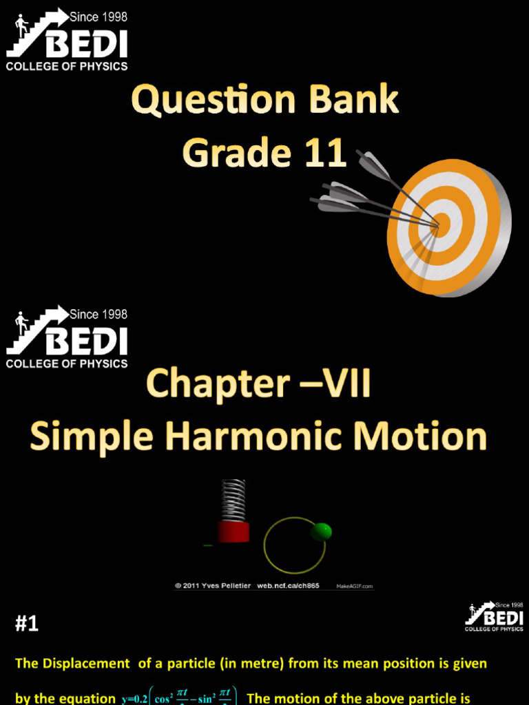 Simple Harmonic Motion | PDF