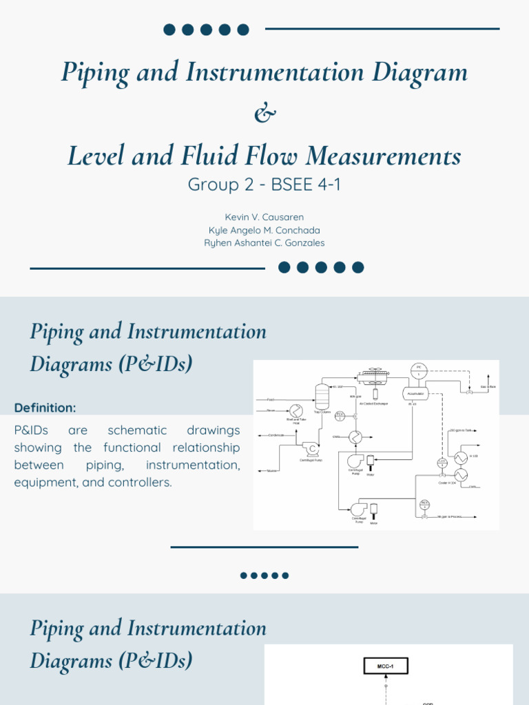 GROUP 2-Piping and Instrumentation Diagram | PDF | Flow Measurement ...