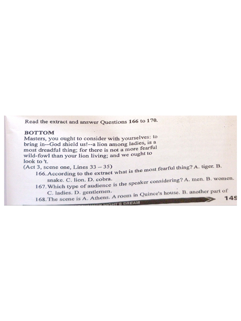 MSND - Context - Questions - 3 | PDF