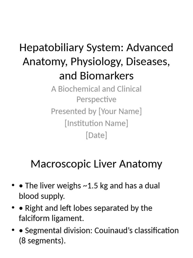 Advanced Hepatobiliary System Insights | PDF | Cirrhosis | Liver