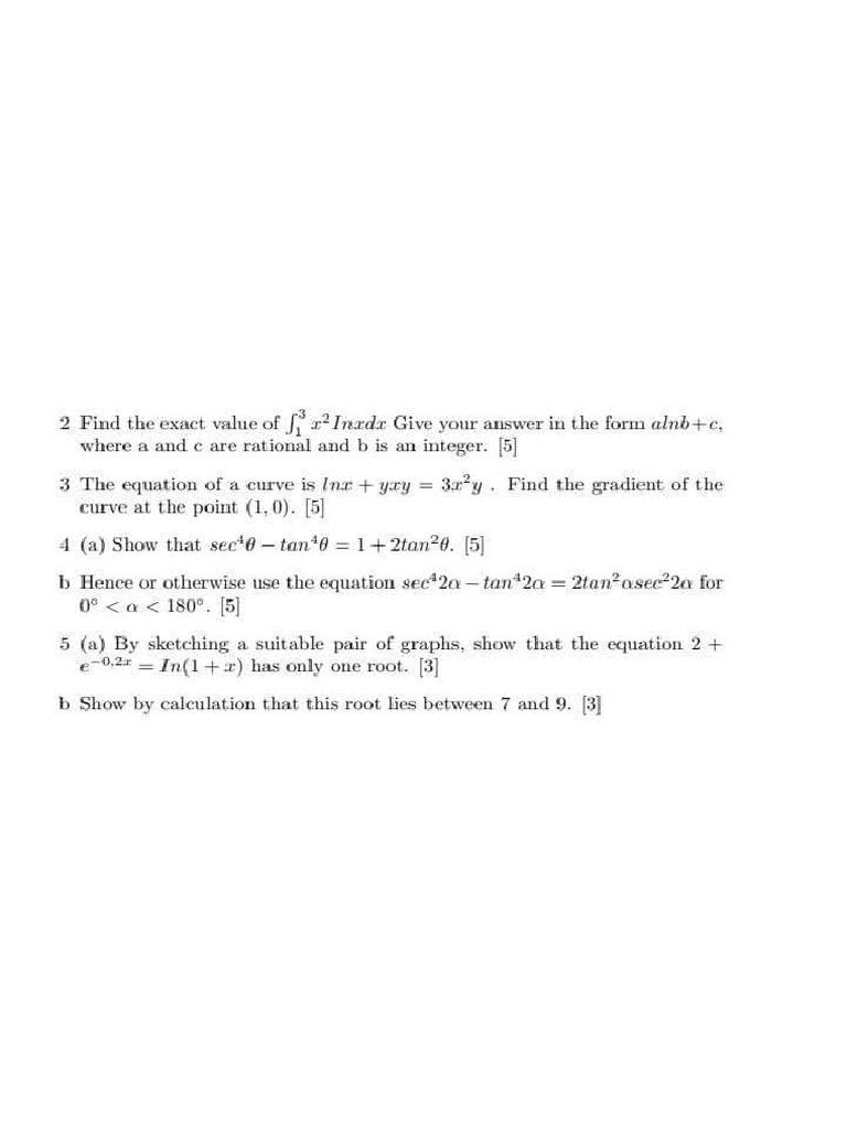 Maths revision | PDF