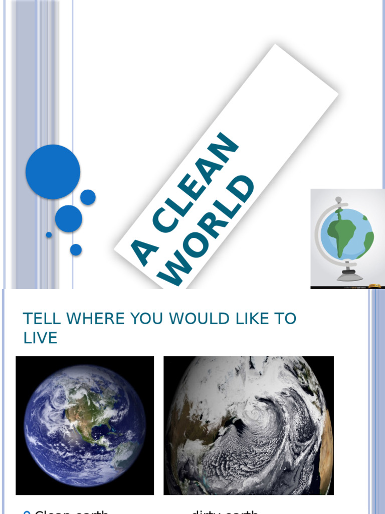 A Clean World | PDF
