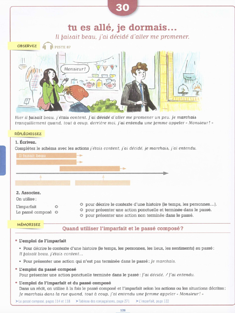 Les Temps Du Passe Revision | PDF