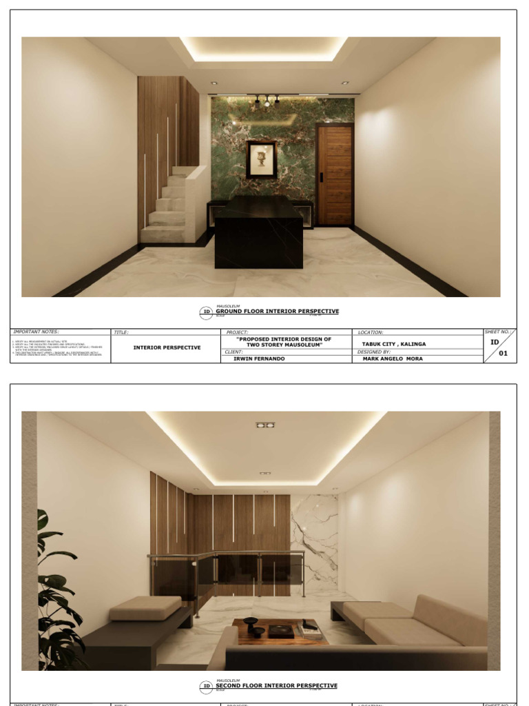 Proposed Interior Design: Mausoleum | PDF | Interior Design ...