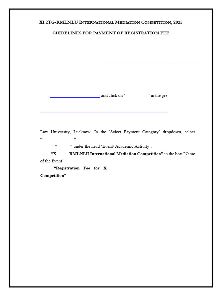 Payment Guidelines 11TH 2tg-Rmlnlu Imc | PDF