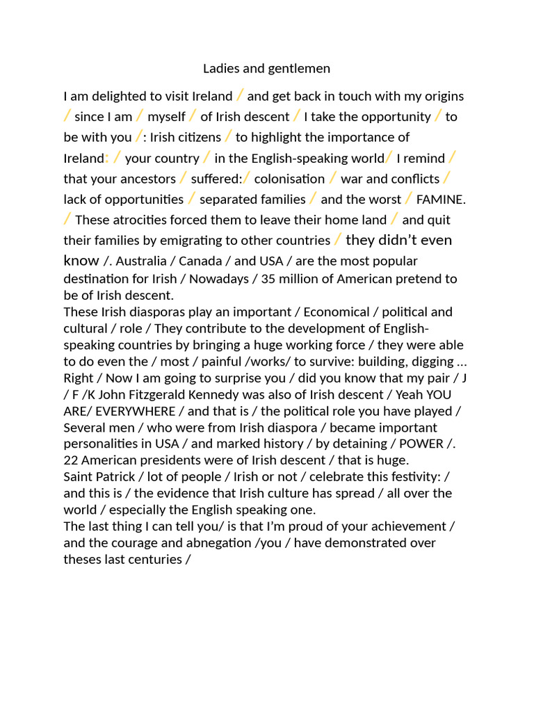 Obama Speech | PDF