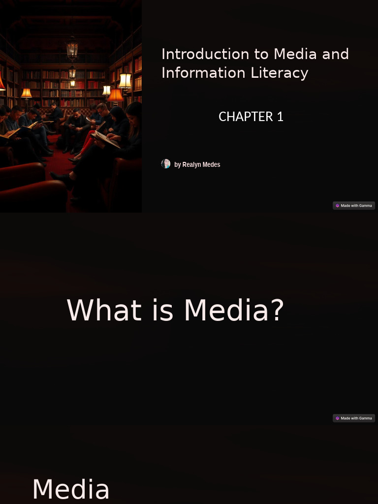 Introduction to Media and Information Literacy | PDF | Information ...