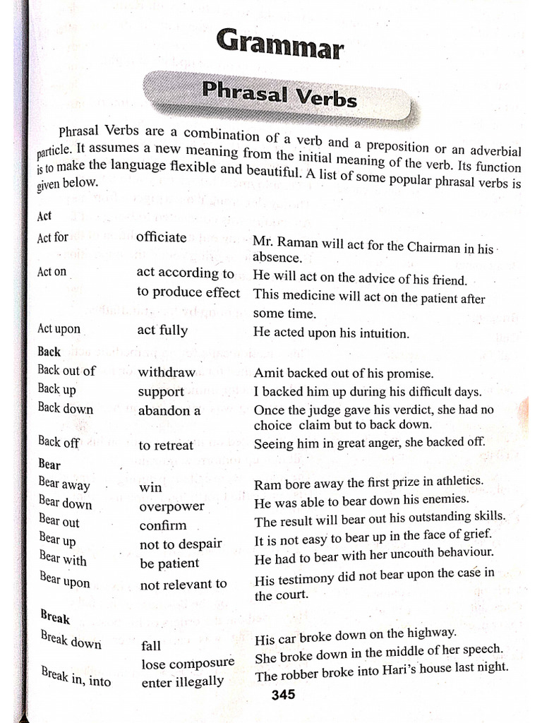 Isc Phrasal Verbs | PDF