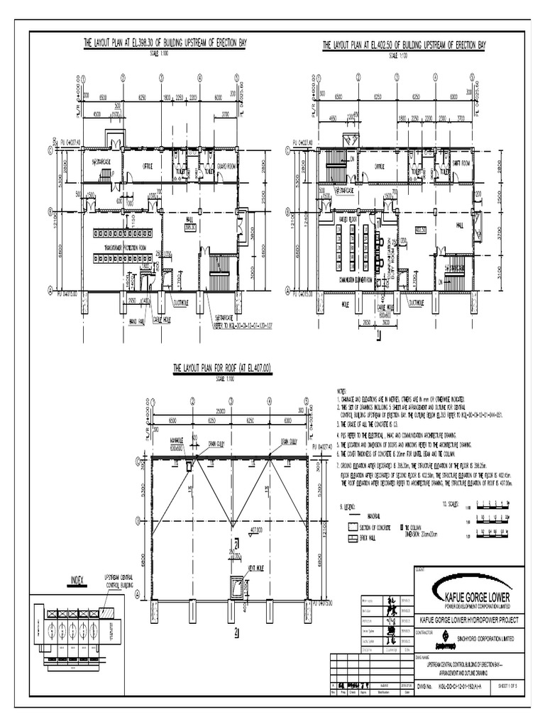 Attachment 1 - Upstream Central Control Building of Erection Bay ...