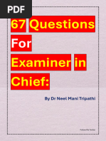 30 Examination in Chief Questions | PDF | Witness | Chess