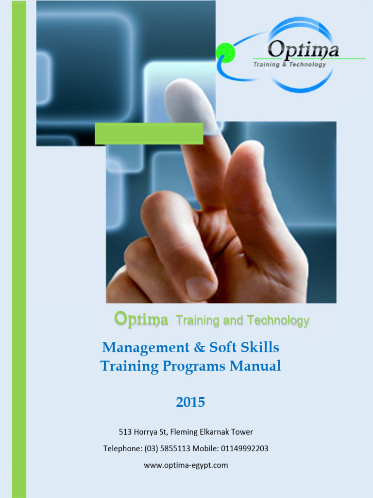 Optima Training Outlines Profile (Management & Soft Skills) | PDF ...