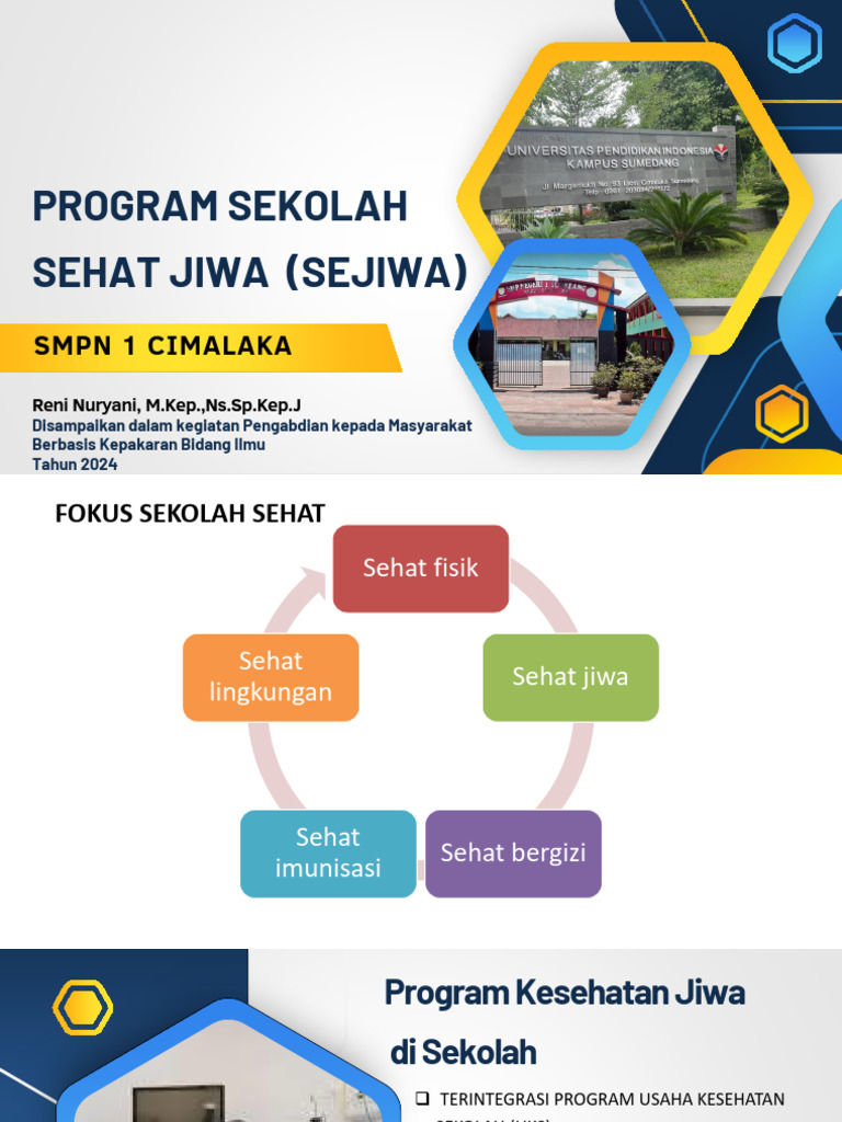 Program Sekolah Sehat Jiwa | PDF