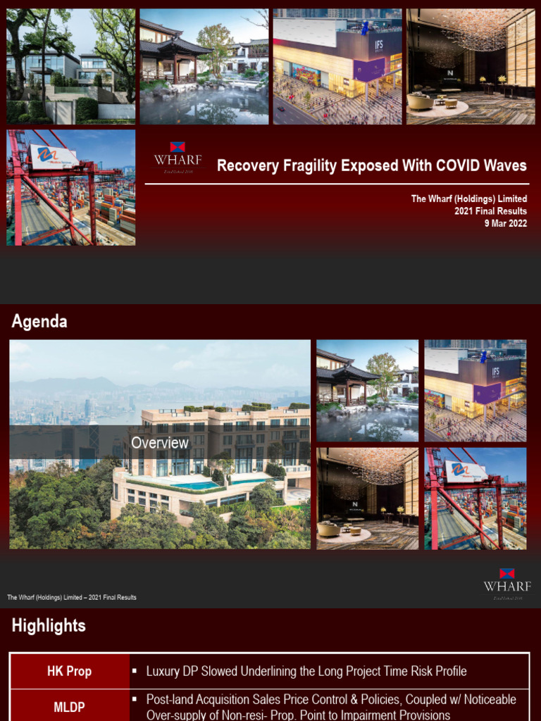 Wharf Holdings 2021 Financial Results | PDF | Business