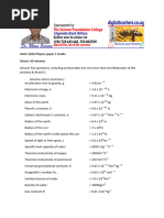 Uace Maths 1 2024 | PDF | Mathematics | Elementary Mathematics