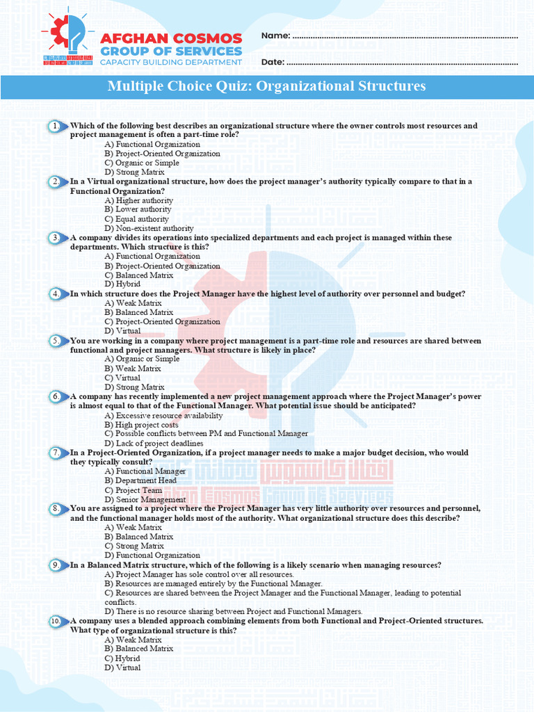 Understanding Organizational Structures | PDF | Organizational ...