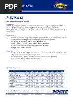 Product Data Sheet SUNISO GS Series (3GS 4GS 5GS) | PDF | Home & Garden | Science & Mathematics