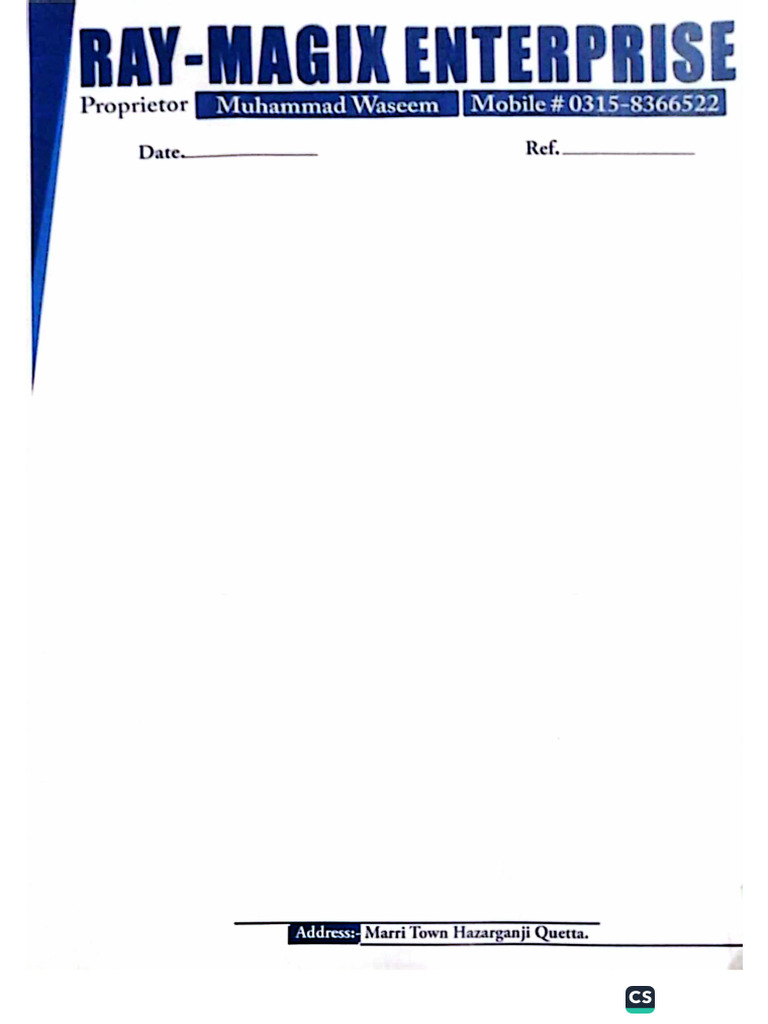 Letter Head | PDF