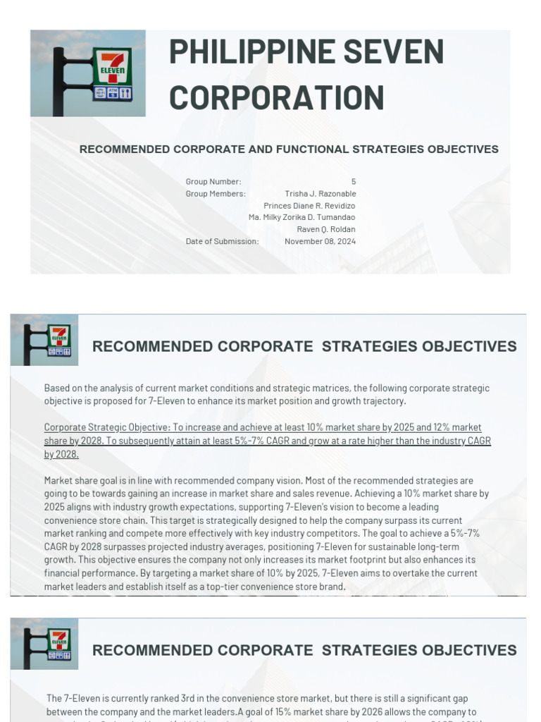 7-Eleven Market Share Growth Strategies | PDF | Market Share ...