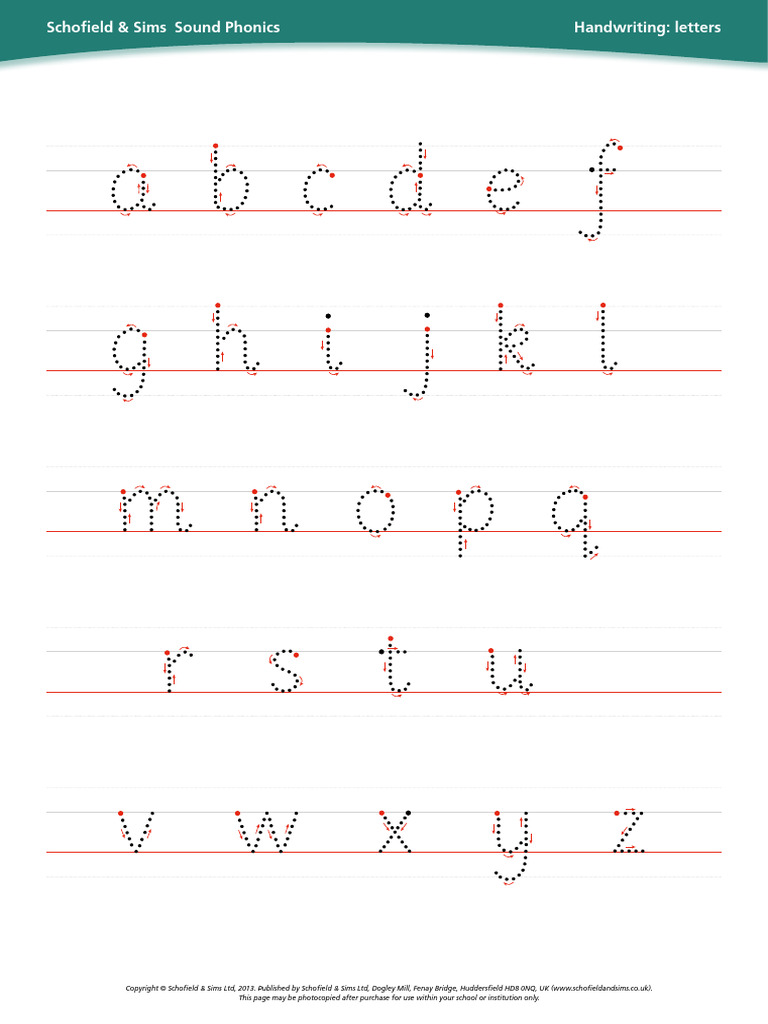 Handwriting: Letters and Sounds | PDF