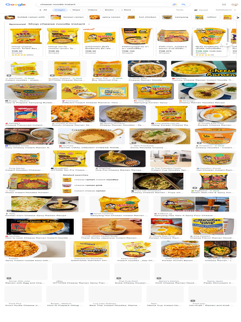 Spicy Korean Cheese Ramen Guide | PDF | Ramen | Korean Cuisine