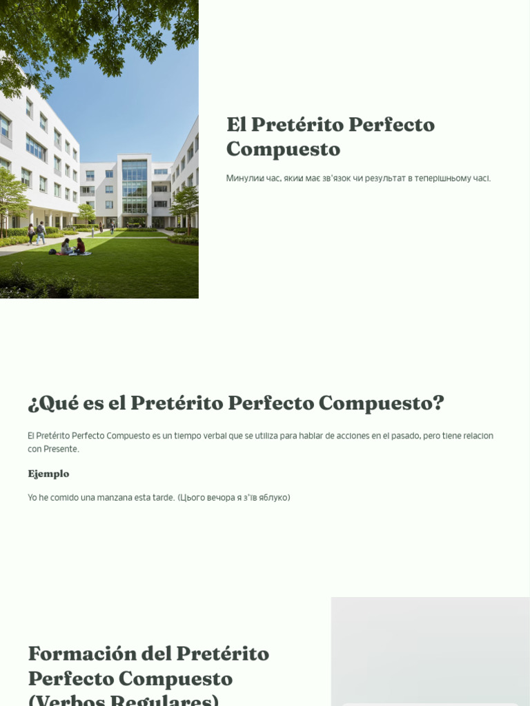 El-Preterito-Perfecto-Compuesto | PDF | Verbo | Hotel