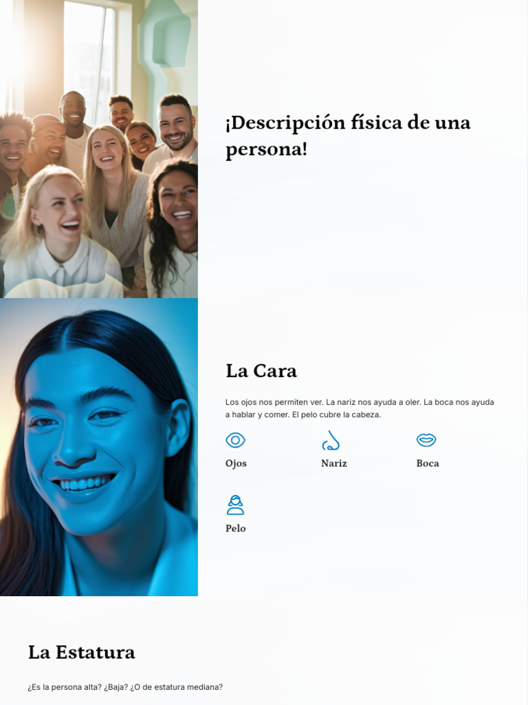 Descripción física de una persona | PDF
