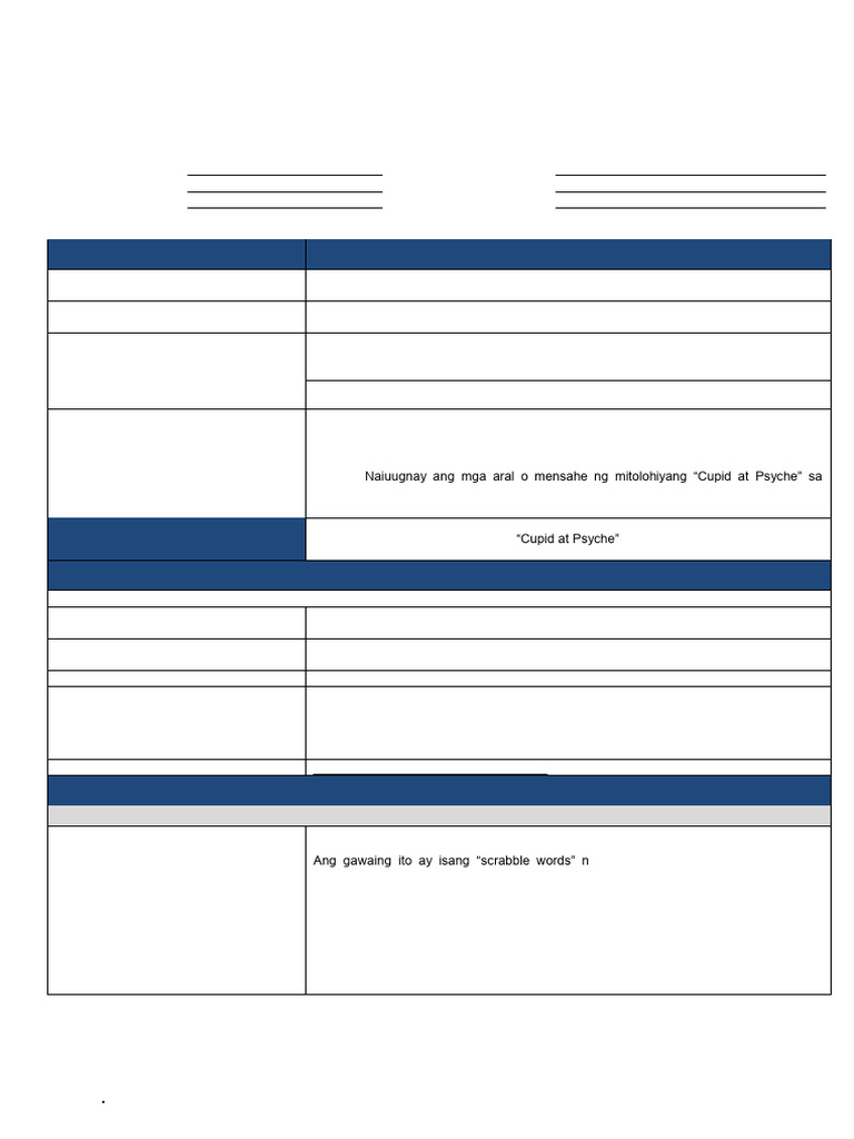 Daily Lesson Plan (TTL 2) | PDF