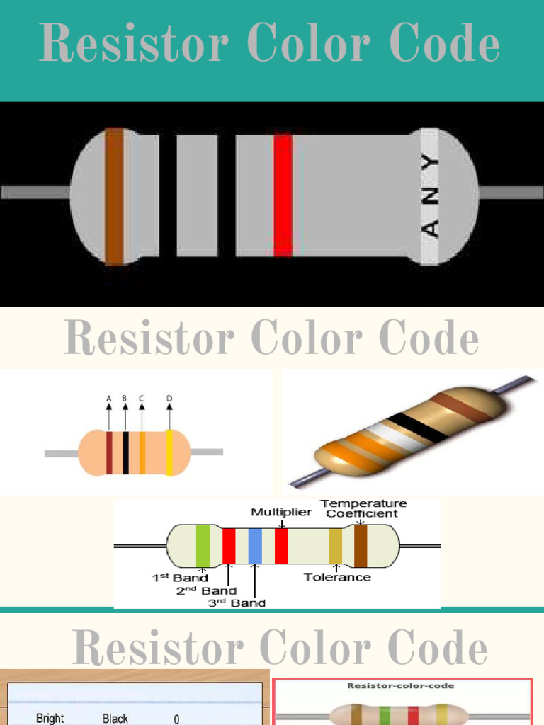 Resistor & Capacitor Codes Guide | PDF