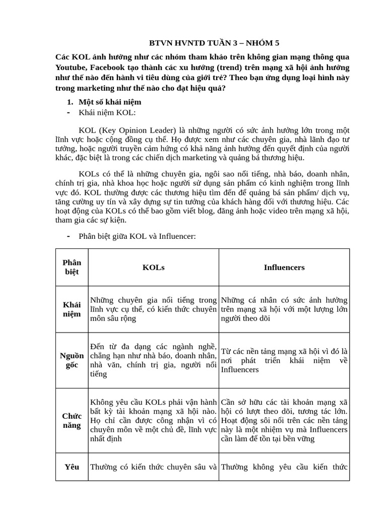 Btvn Hvntd Tuần 3 - Nhóm 5 | PDF