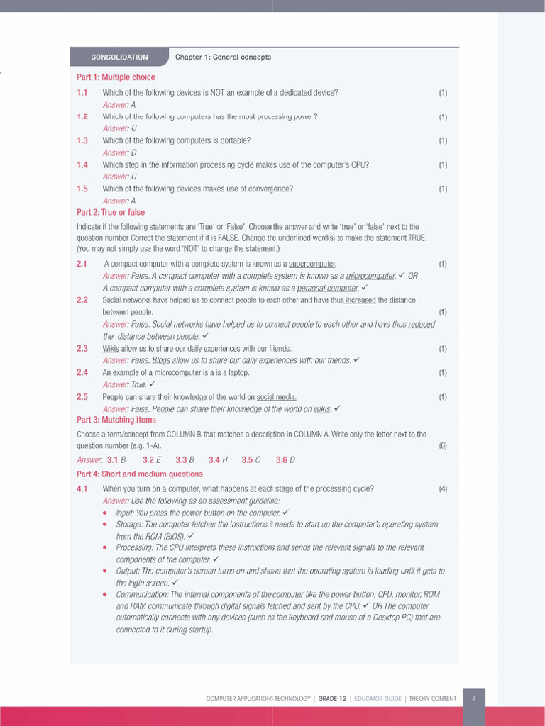 Revision Activity Chapter 1 Memo | PDF Revision Activity Chapter 1 Memo | PDF