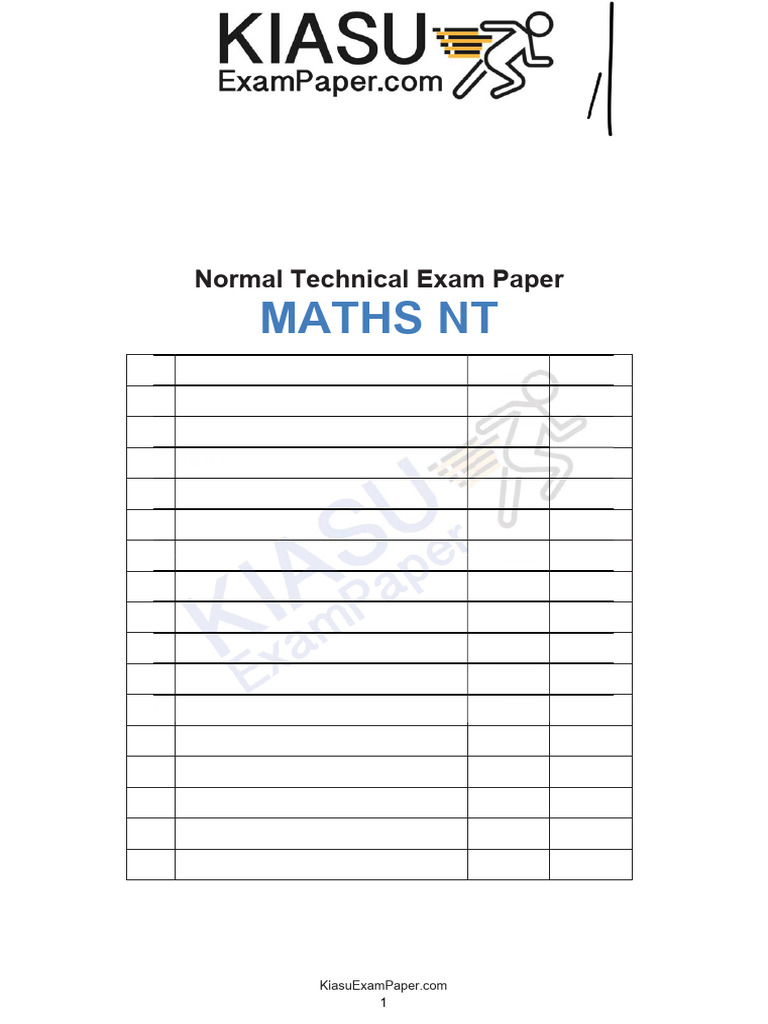 2016 S2 Math NT Papers 17s PK PDF | PDF | Significant Figures | Mathematics